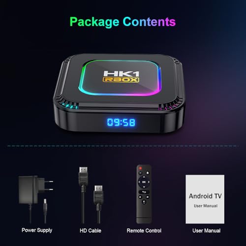 TV Box, Hk1 Rbox K8 Android 13.0 Smart Box Emmc RK3528 Quad-Core 64Bit ...