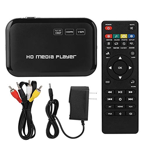 Mini 1080P VGA AV Media Player, Support All Mainstream HD Format Movies ...