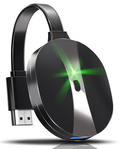 AIMIBO 2025 Wireless Display Adapter 4K, Plug & Play 2.4G+5G@60Hz HDMI ...