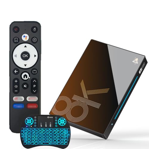 Android 14.0 TV Box 8GB RAM 128GB ROM, 2025 TV Box Android Wi-Fi 6 2.4G ...