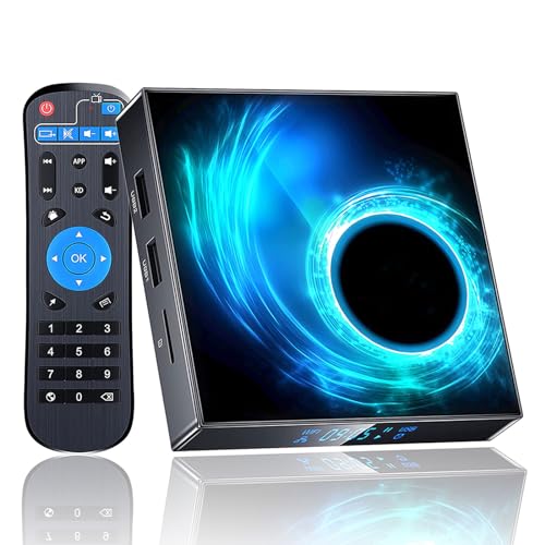 Android TV Box 10.0 4GB RAM 64GB ROM, Android Box 2025 Support 6K 4K ...