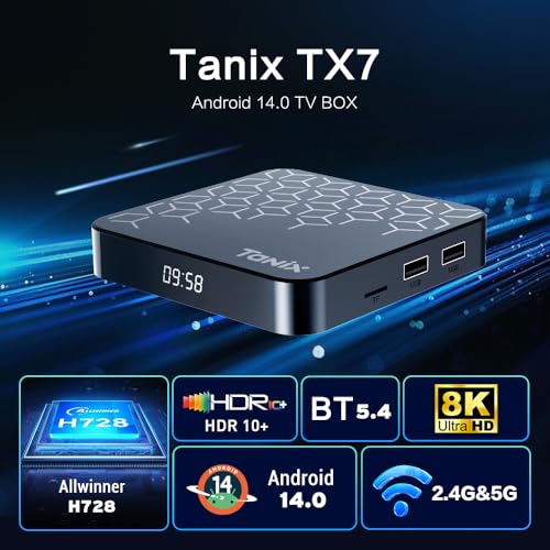 Android TV Box 14.0, 4K Ultra HD TV Streaming Media Player, Smart TV ...
