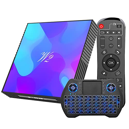 Android TV Box 4GB RAM 64GB ROM S905W2 Set Top TV Box 3D 4K UHD 2.4G 5G ...