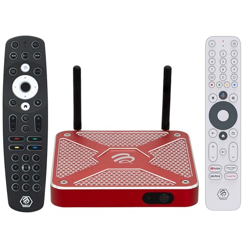 BuzzTV X5 SS Android 13 TV Box, 4GB DDR4 RAM, 128GB Storage, Scarlet ...