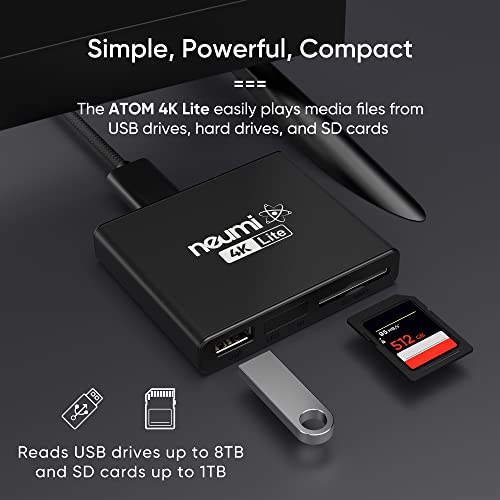 NEUMI Atom 4K Lite Ultra-HD Digital Media Player For USB Drives And SD ...