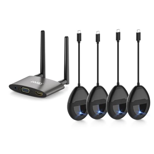 TIMBOOTECH USB C & HDMI Transmitter X4 And Receiver 4K- 5.8G HDMI ...